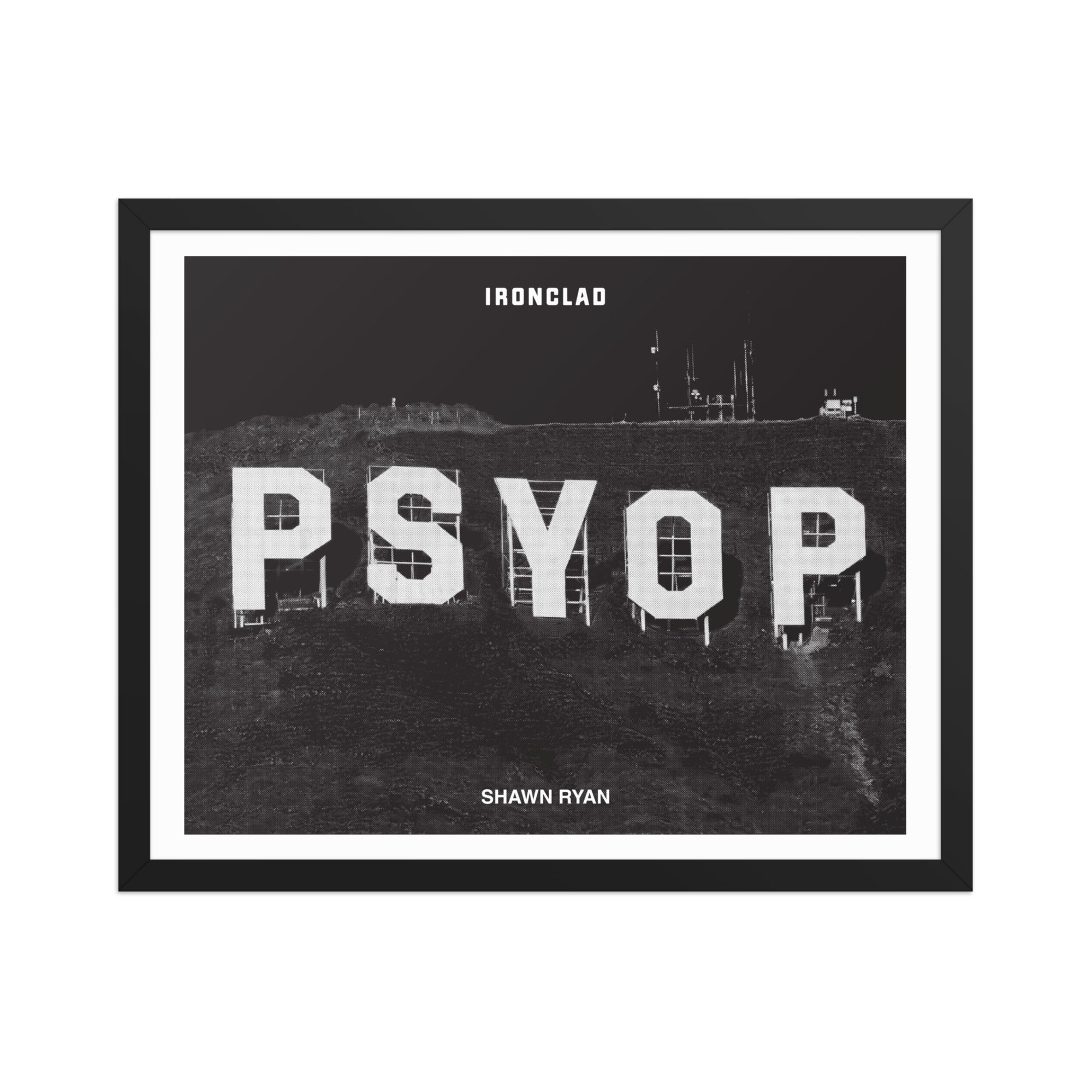 PSYOP "Lights" Framed Poster – IRONCLAD
